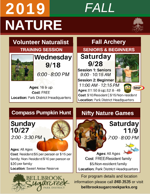 Event Flyers | Bellbrook Sugarcreek Parks District